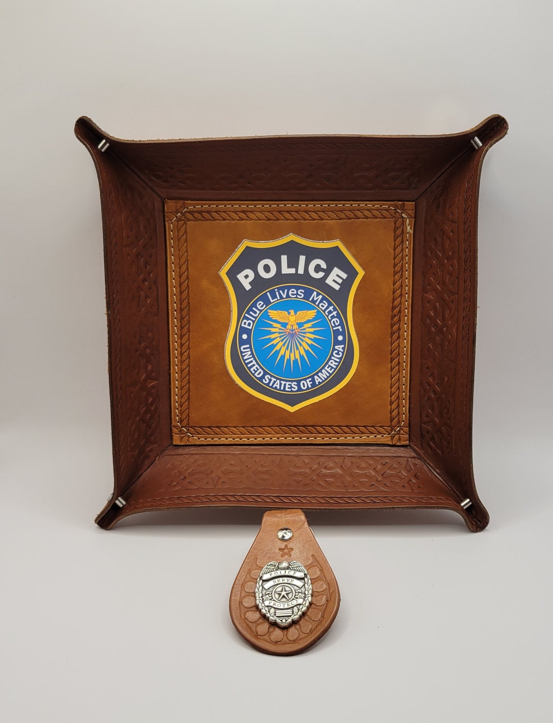Police Catchall Valet Tray Set - Etsy