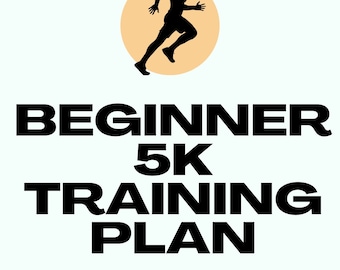 8-week 5K Training Plan Bundle With Running Log/journal, 5K Training ...