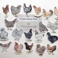 Chicken Stickers – Journaling Scrapbooking Decals - Etsy