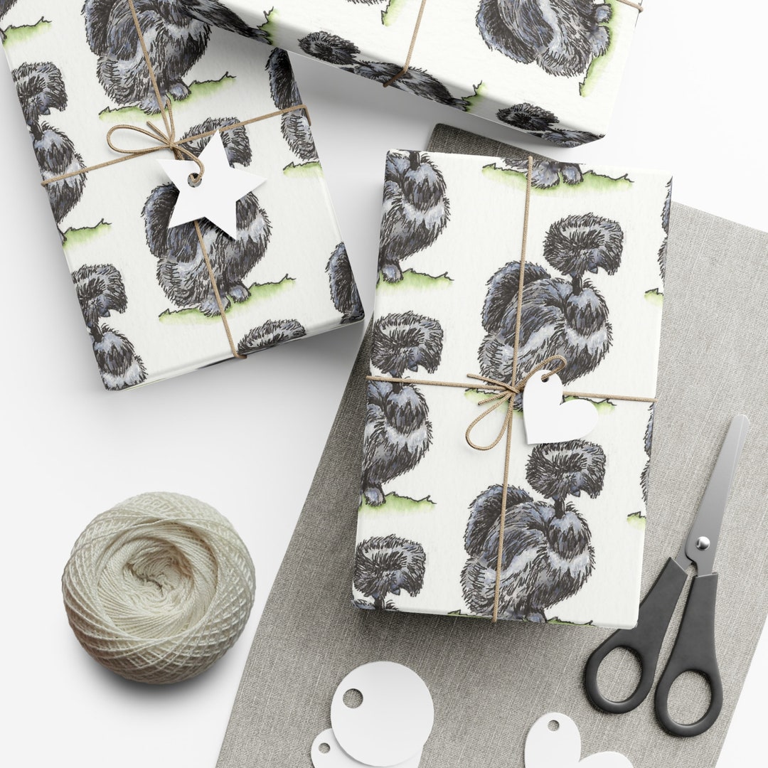 Show Girl Chicken Gift Wrap Paper, Country, Farm Style, Farm House ...