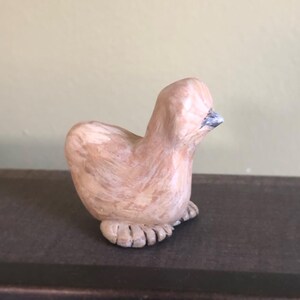 Handmade Buff Silkie Sculpture, Silkie Chicken Lover, Silkie Mom Gift ...