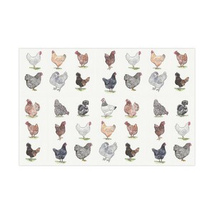 Chicken Gift Wrap Paper-crazy Chicken Lady,chicken Lover,farm Animal,4h ...