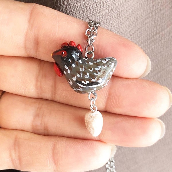 Chicken Necklace - Etsy