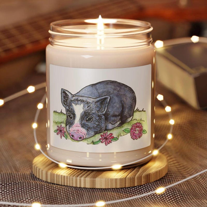 Pig Candle - Etsy