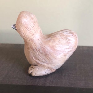 Handmade Buff Silkie Sculpture, Silkie Chicken Lover, Silkie Mom Gift ...