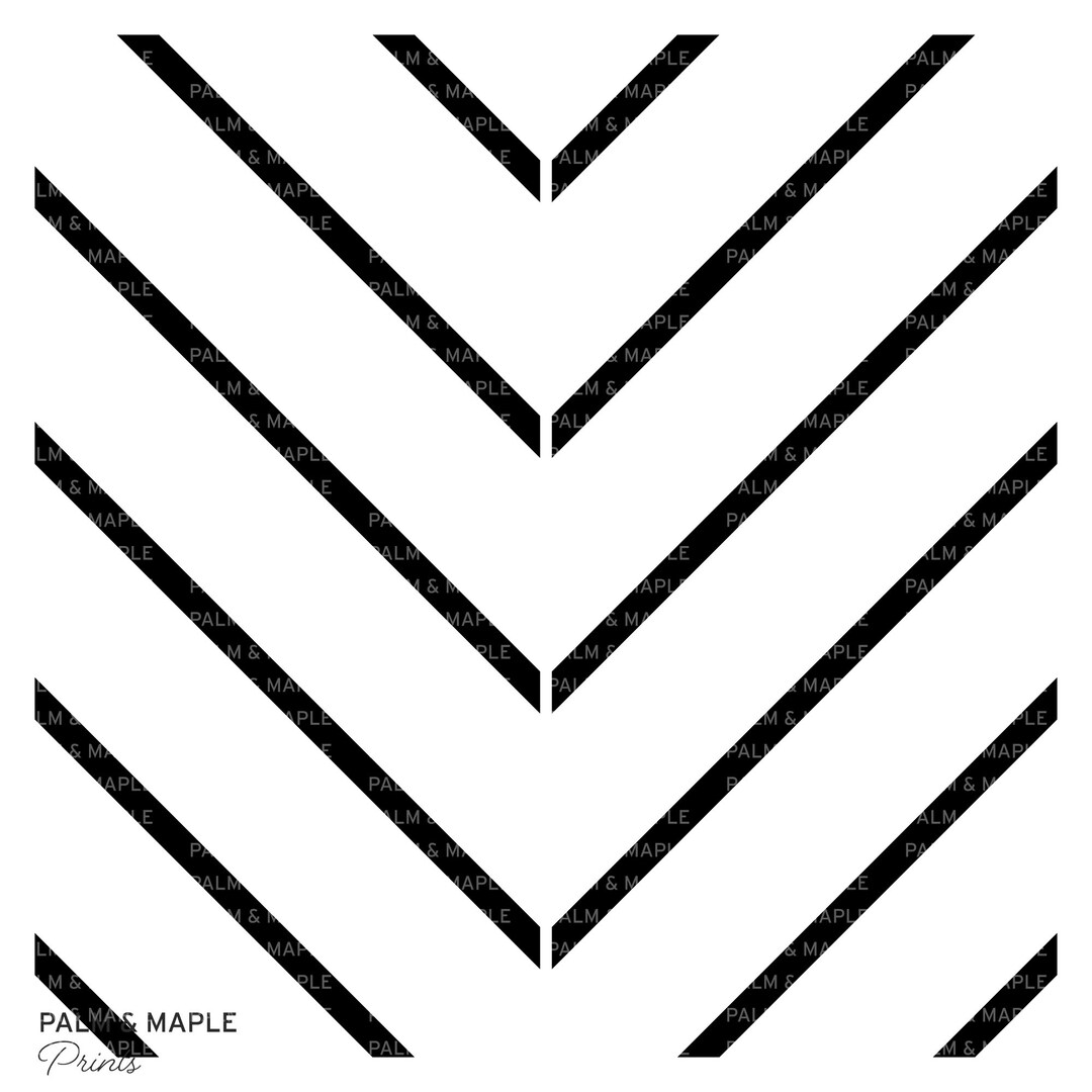 Chevron Pattern Stencil Svg Eps Dxf Png Transparent Image File for ...