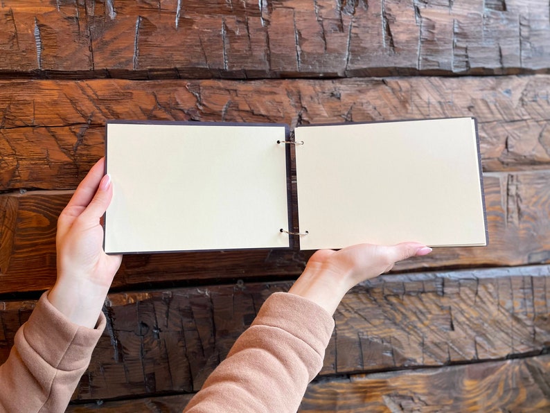 Wildflowers Wedding Guest Book Wooden Guest Book Boho - Etsy