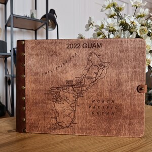 Guam Map Adventure Book Travel Guam Map Photo Album Our Adventure Book ...