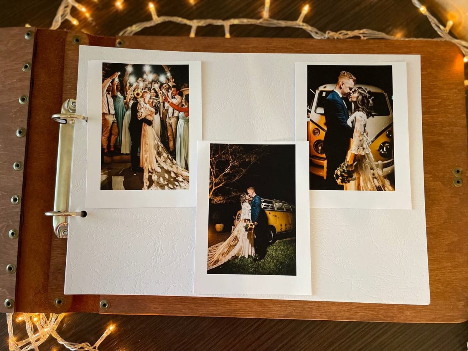 World Map Photo Album Wedding Guest Book Wooden Wedding Album - Etsy