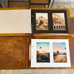 World Map Photo Album Our Adventure Book Travel Photo Album Wedding ...