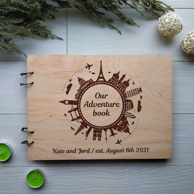 Our Adventure Photo Album,adventure Book Scrapbook, Couple Scrapbook ...