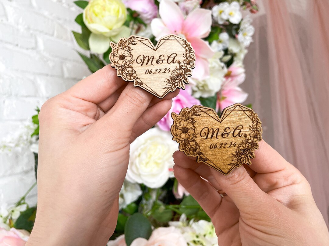 Wedding Favor Pins Wedding Flowers Boutonniere Custom Wedding Guest ...
