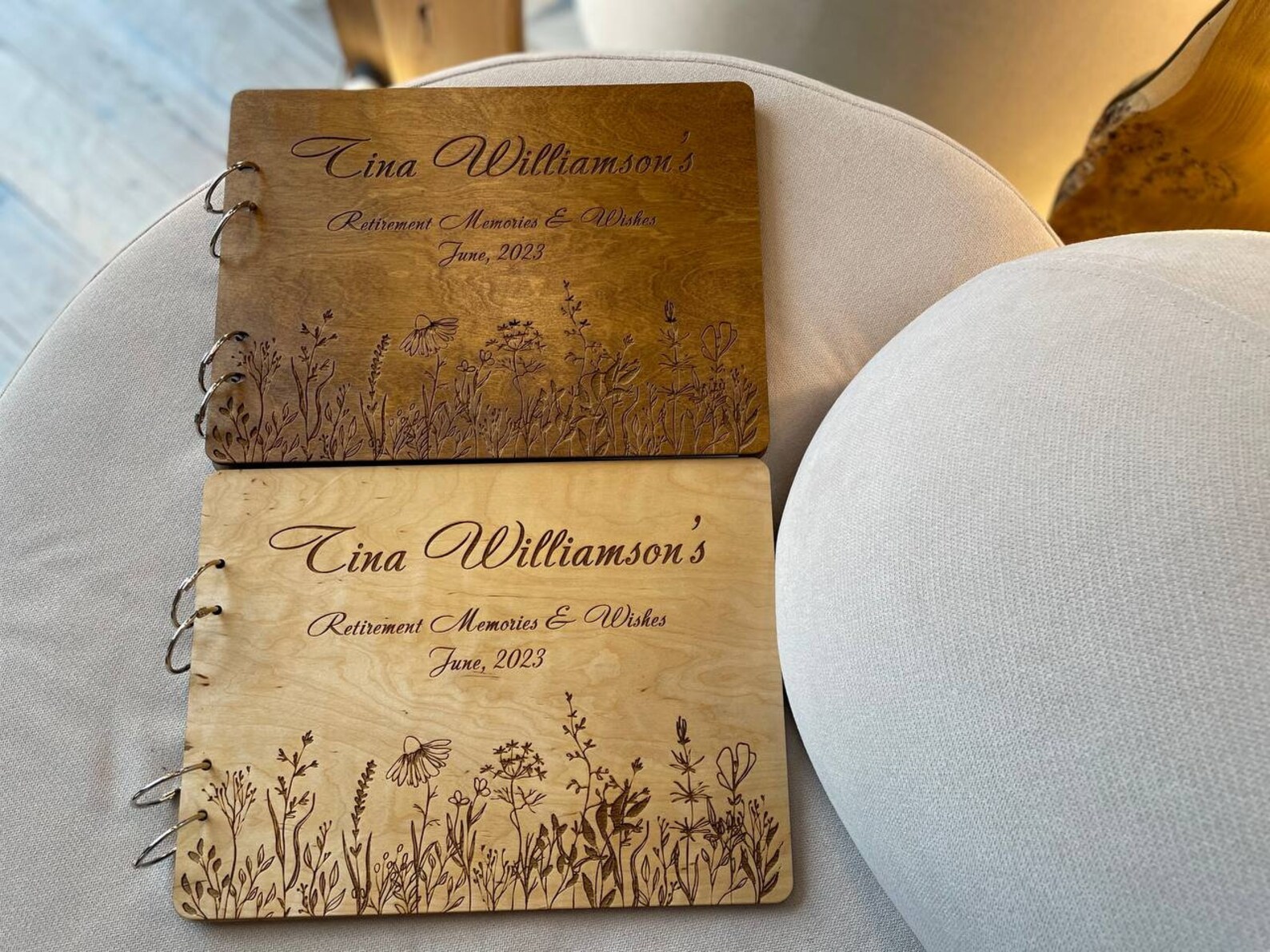Personalised Retirement Guest Book Wooden Photo Album - Etsy