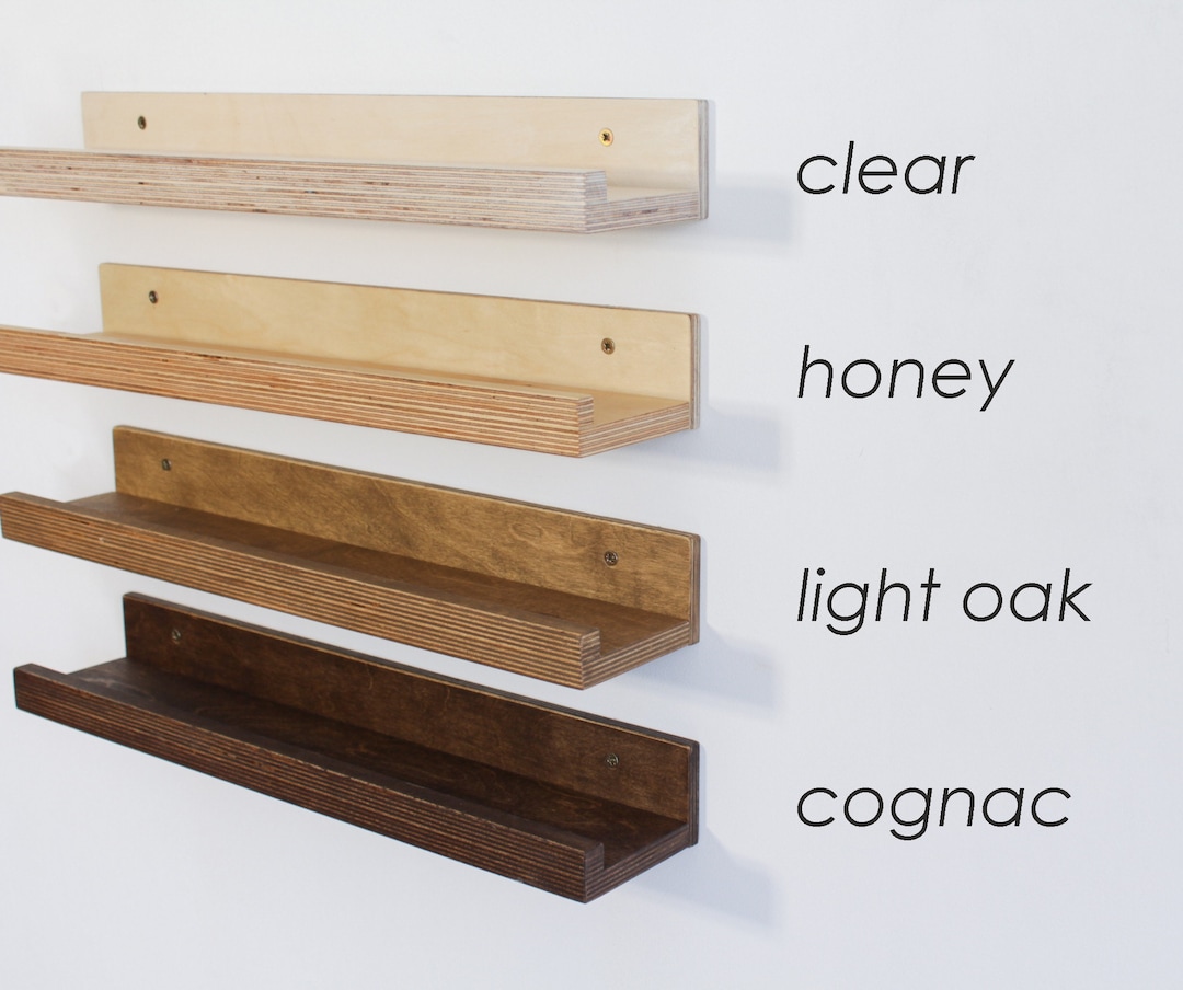 Floating Picture Ledge, Wall Display Shelf, Art Rail, Plywood Picture ...