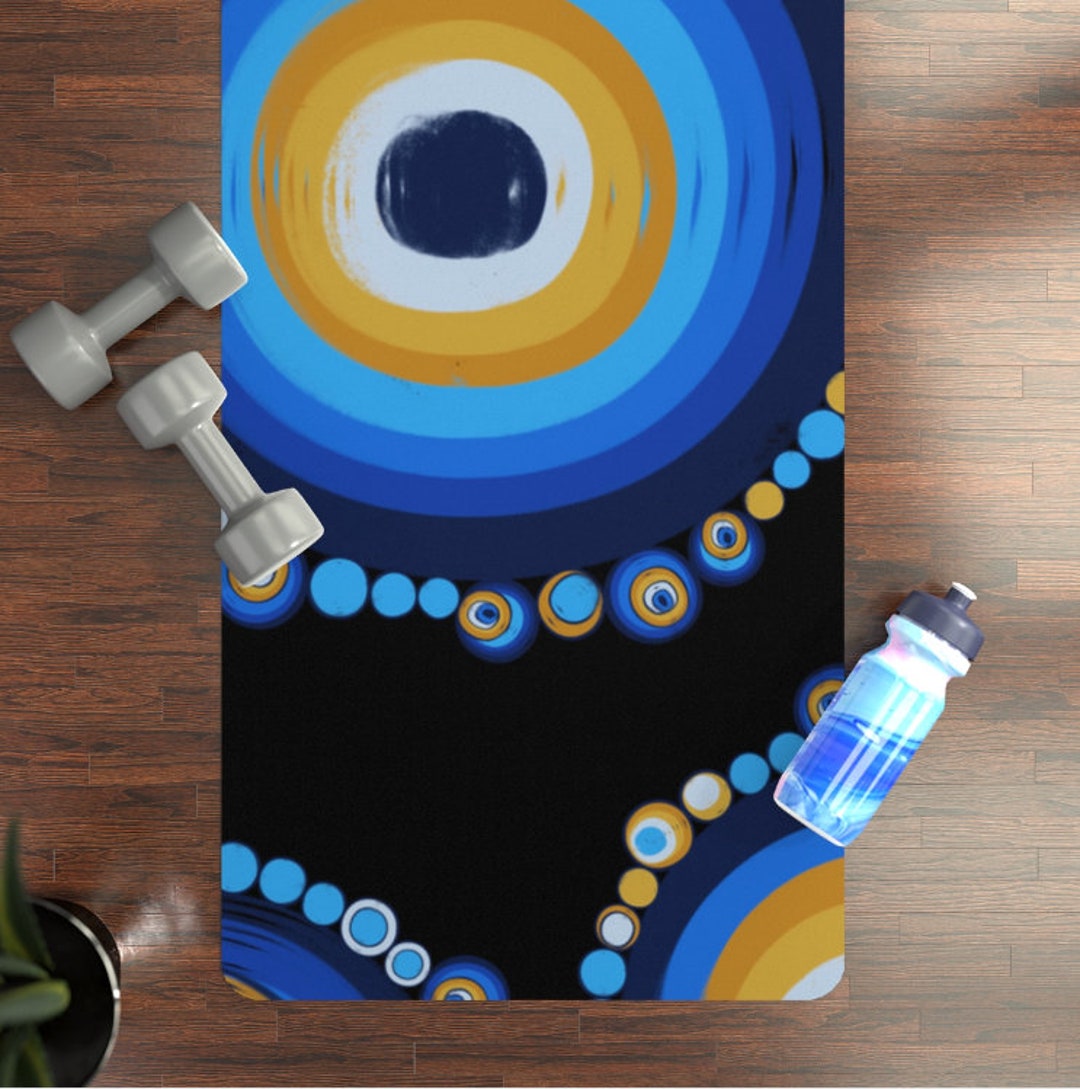 Personalized Evil Eye Yoga Mat Yoga Mat Evil Eye Gift Yoga - Etsy