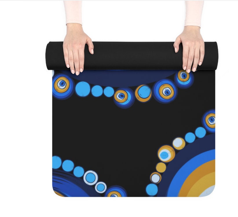 Personalized Evil Eye Yoga Mat Yoga Mat Evil Eye Gift Yoga - Etsy