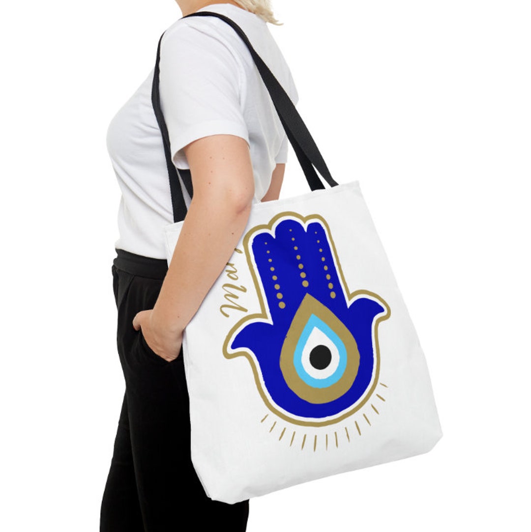 Hamsa Tote Bag Personalized Tote Bag Custom Hamsa Gift - Etsy