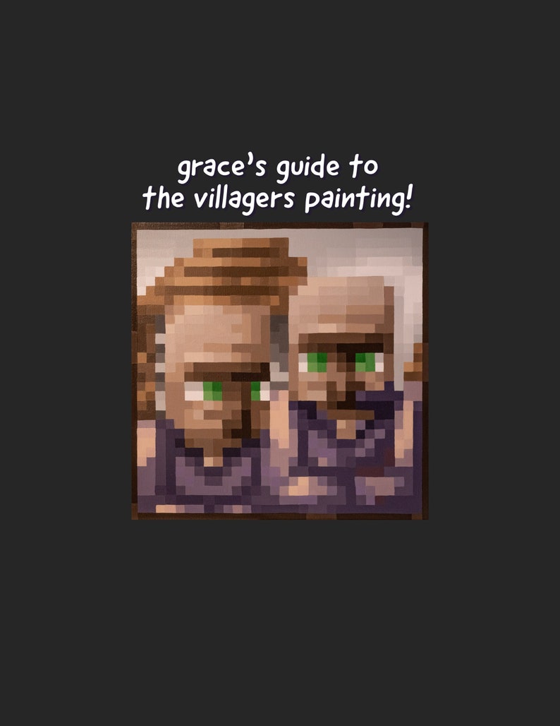 Villagers Painting Guide - Etsy