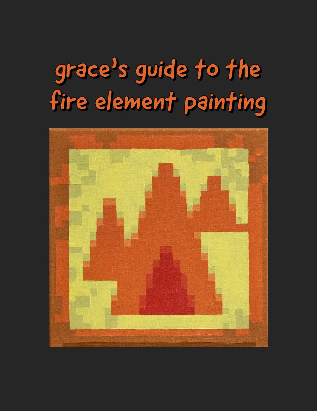 Fire Element Painting Guide - Etsy