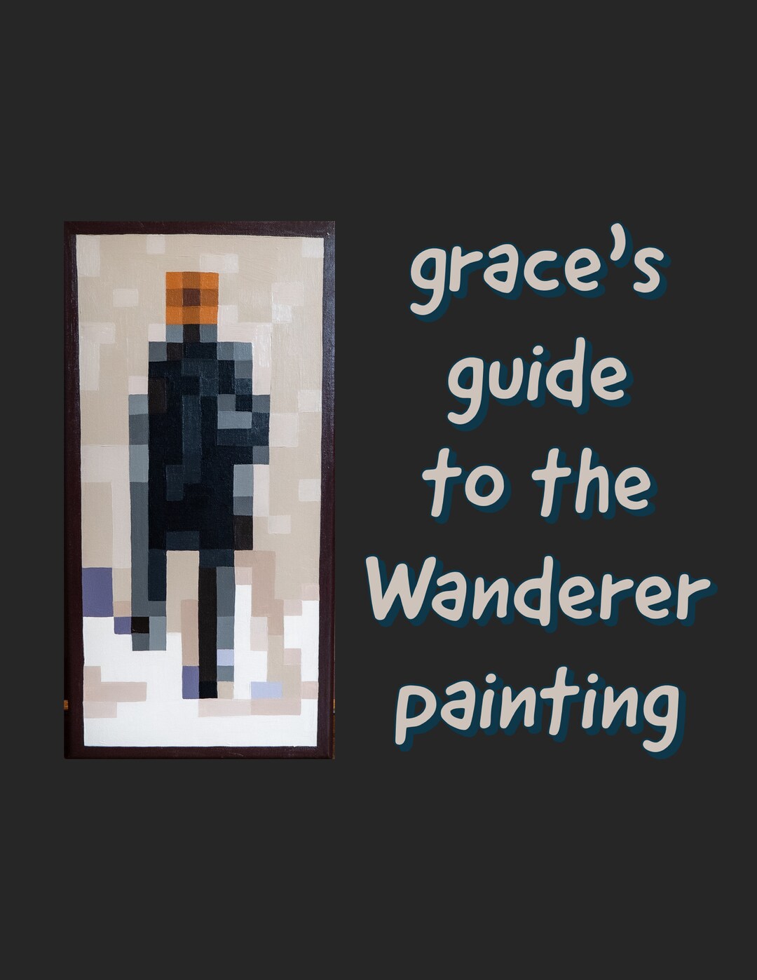 Wanderer Painting Guide/tutorial - Etsy