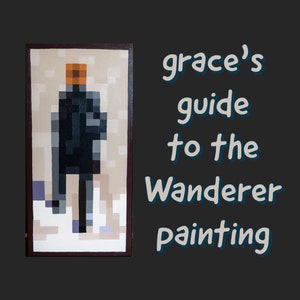 Wanderer Painting Guide/tutorial - Etsy