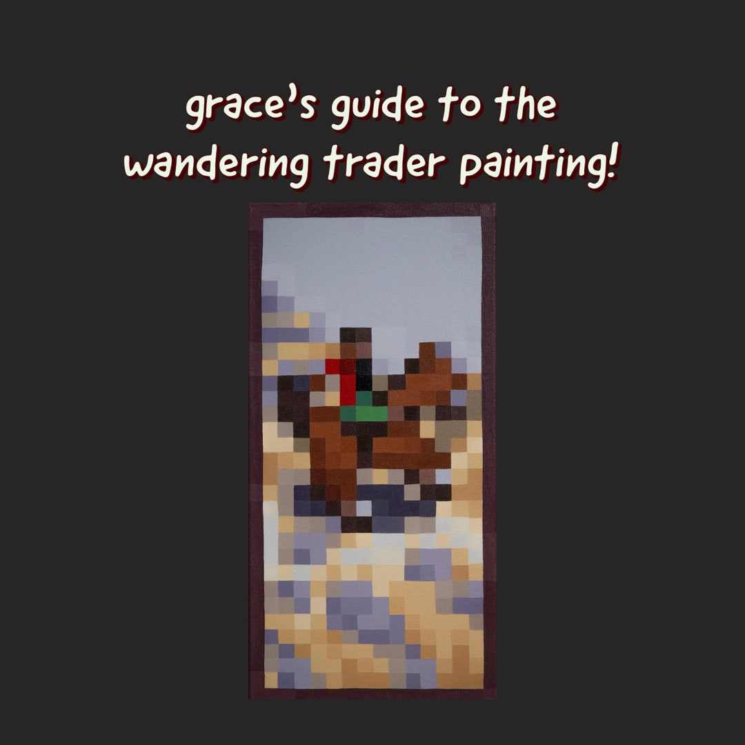 Wandering Trader Painting Guide - Etsy