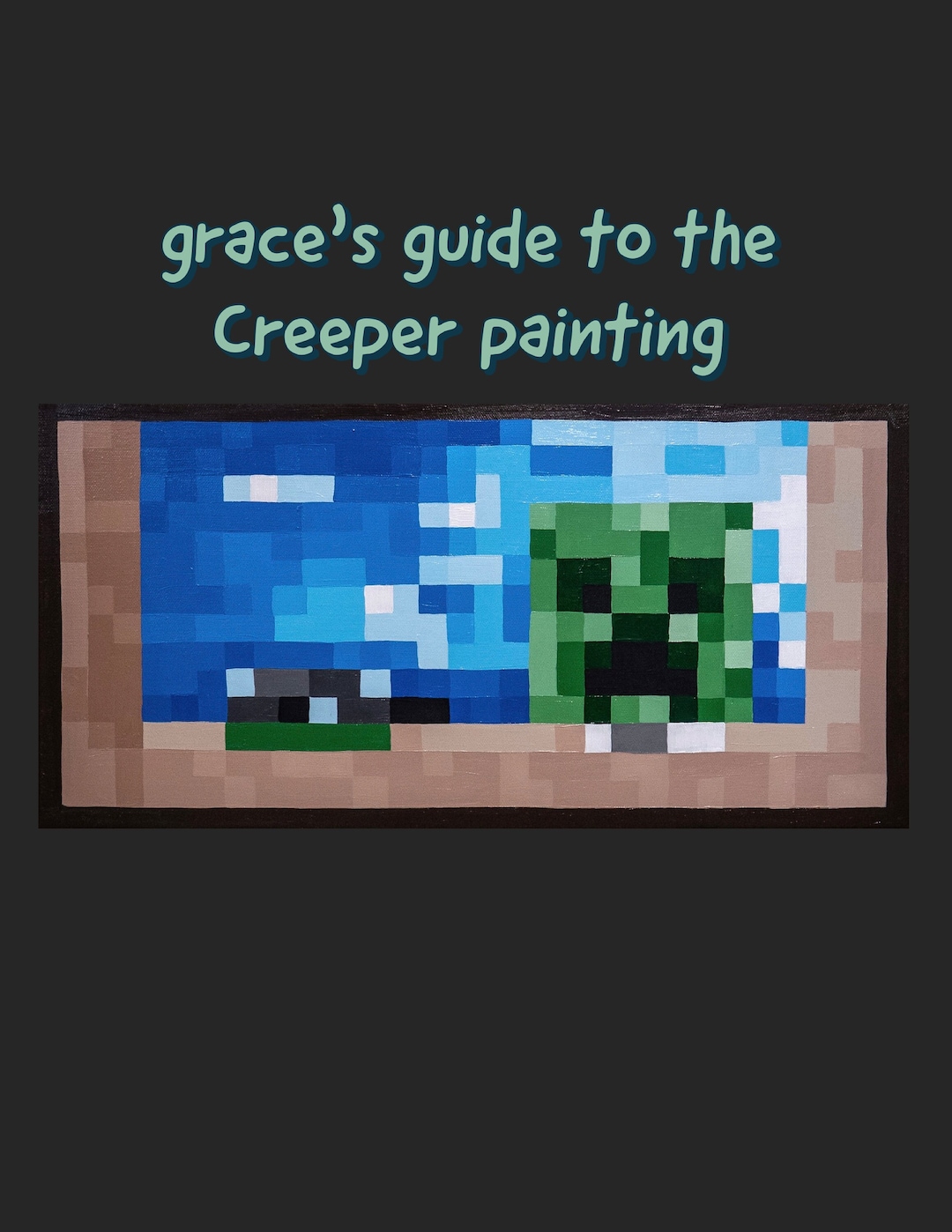 Creeper Painting Guide - Etsy