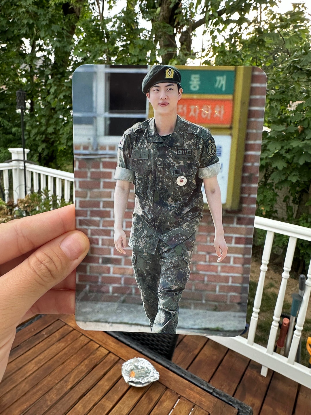 BTS Jin Military Service 4x6 Print | Korean Military Service | Jin ...