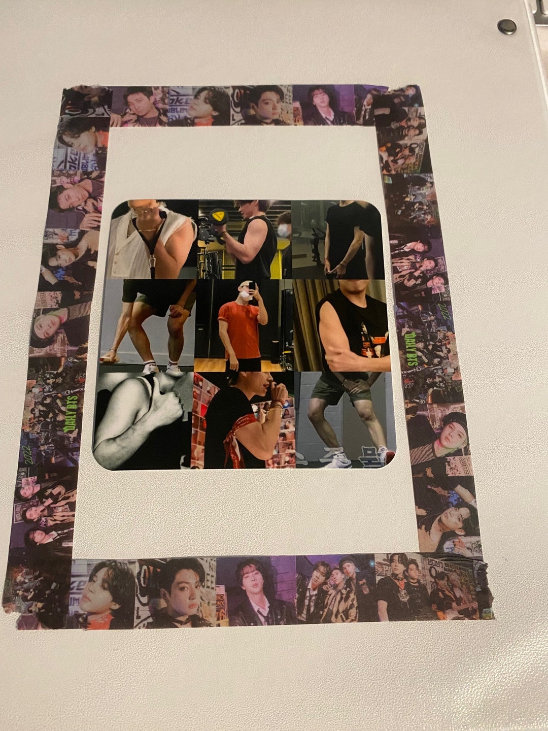 BTS V Kim Taehyung Muscles | Proof - Bulletproof | 4x6 Laminated Print ...