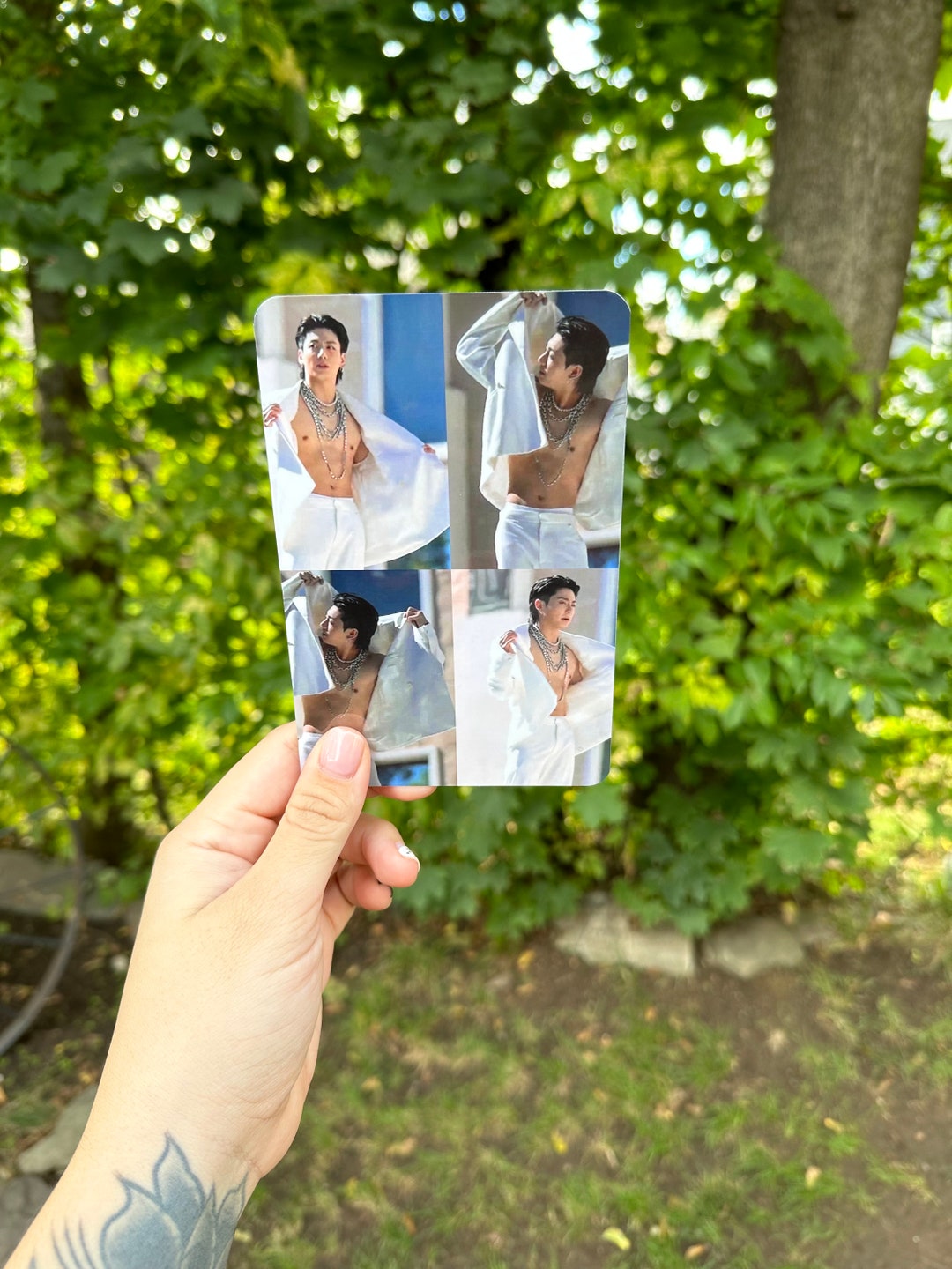 BTS Jungkook JK Muscles Tattoos SEVEN 3D 4x6 Laminated Print - Etsy