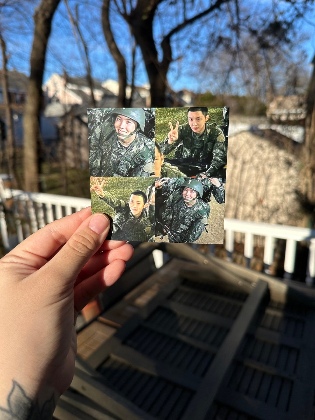 BTS J-hope Hoseok Hobi Military Service 4x6 Print Korean Military ...