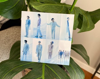 BTS Proof Group Print Concept Photo Proof Bulletproof 4x4 Laminated ...