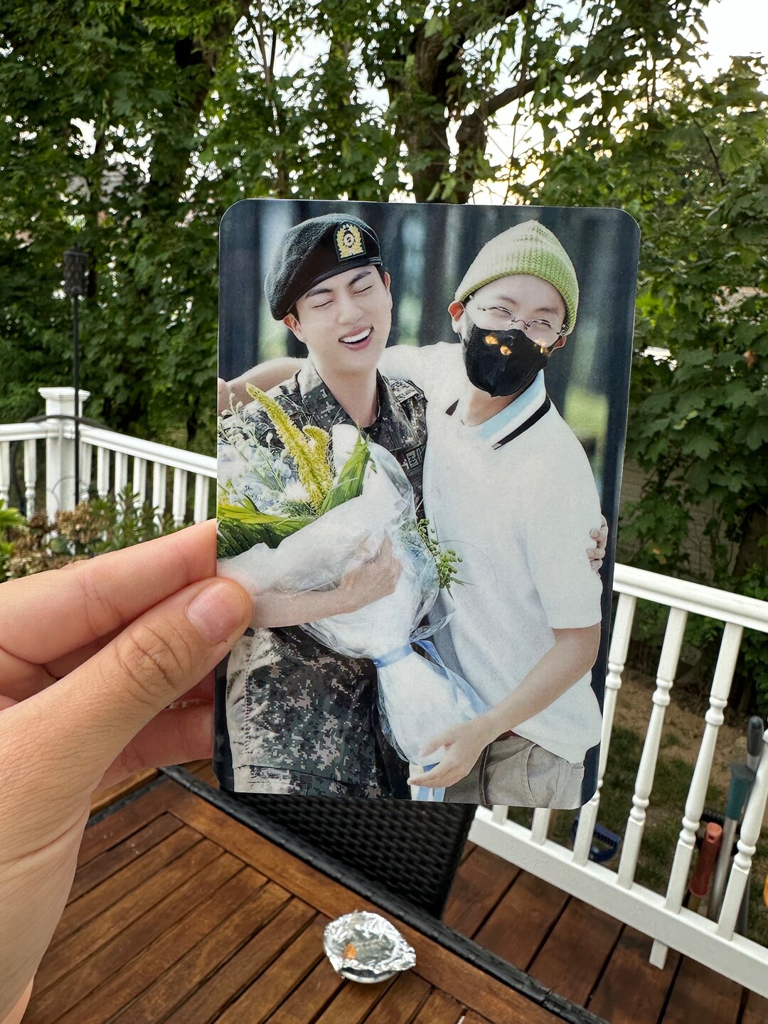 BTS Jin J-hope Hobi Military Service 4x6 Print Korean Military Service Jin Hobi Short Hair Jin ...