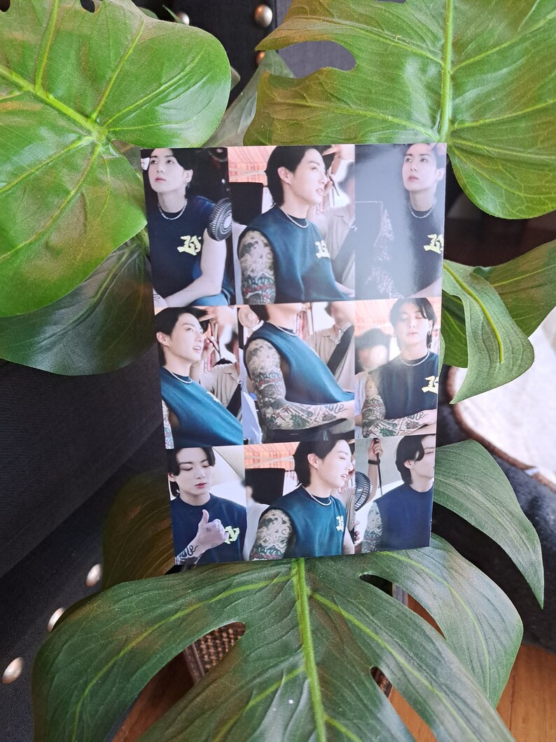 BTS JUNGKOOK JK Bicep Tattoo Muscle Collage 4x6 Laminated - Etsy