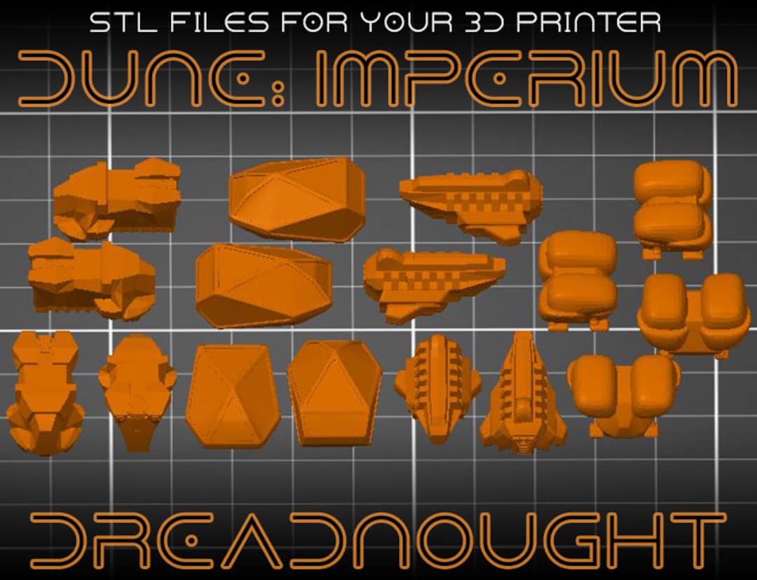 Dune Imperium Dreadnought - STL Files for 3D Print /unofficial - Etsy