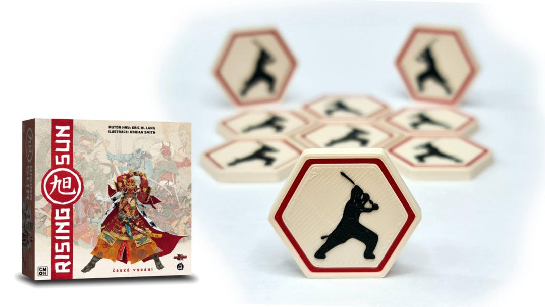 Ronin Tokens for Rising Sun Board Game - 3D Printed Deluxe Upgrade - Etsy