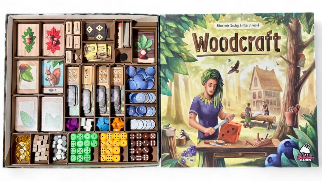 Woodcraft - 3D Printed Game Insert for Woodcraft Board Game (2022) - Etsy