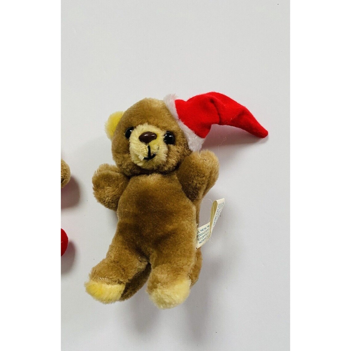 Christmas Mini Plush Bears Ornament Stuffed Animal Holiday Decoration ...