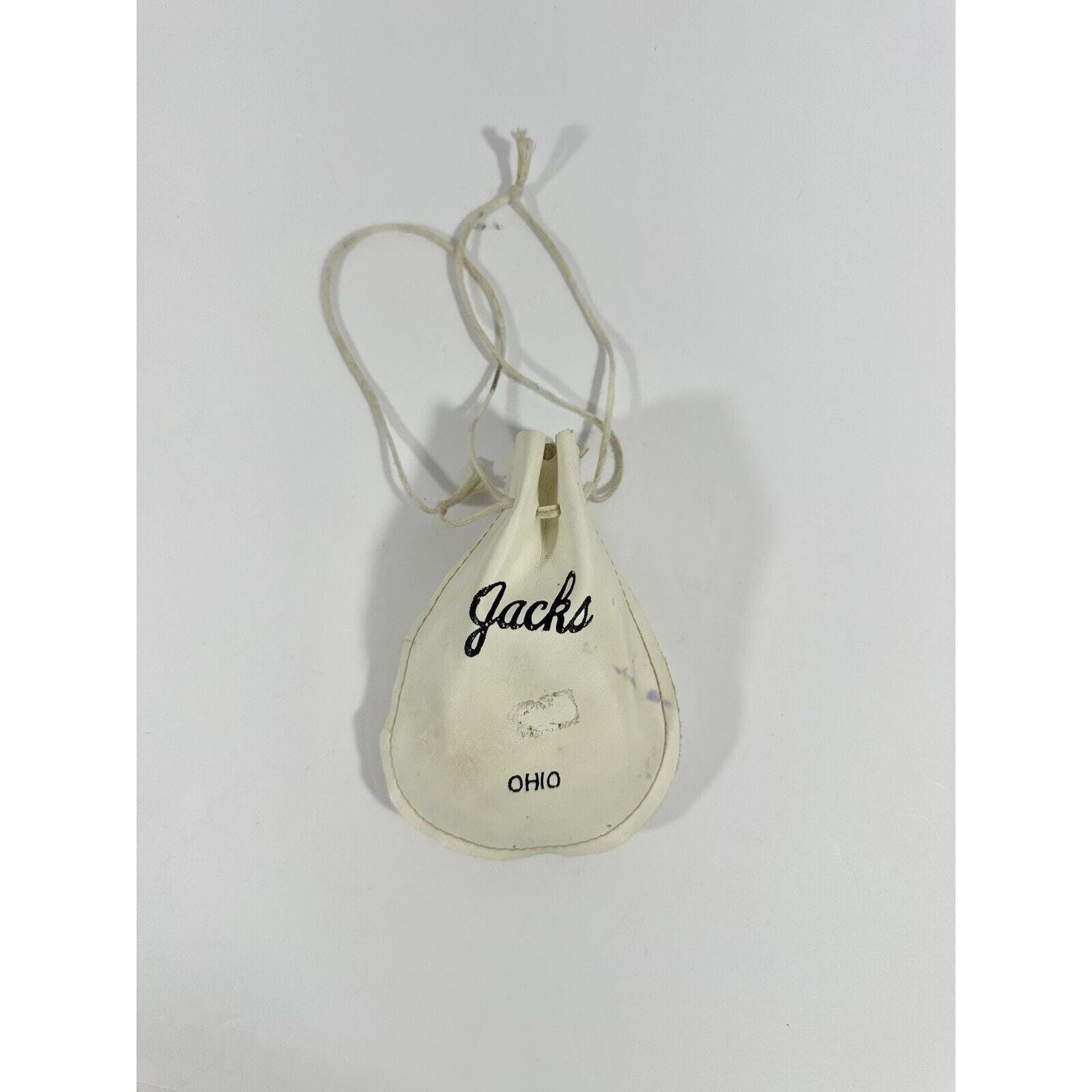 Vintage Jacks Toy Play Set Circa 1960s Metal Plastic W/ Cinch Bag Ohio ...