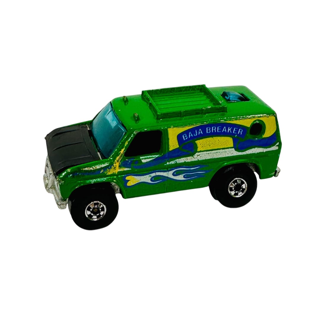 Hot Wheels Baja Breaker Green Beach Van 1977 Toy Car 4x4 Vintage Hong ...