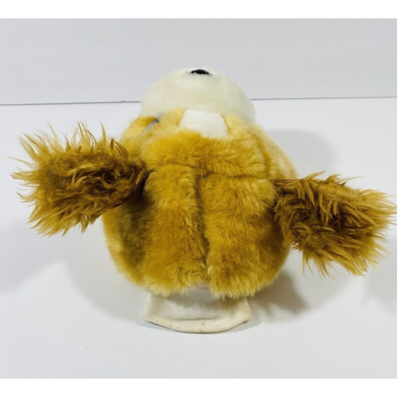 Poof Slinky Dog Head Hand Puppet Brown Spaniel Stuffed Plush Animal Toy ...