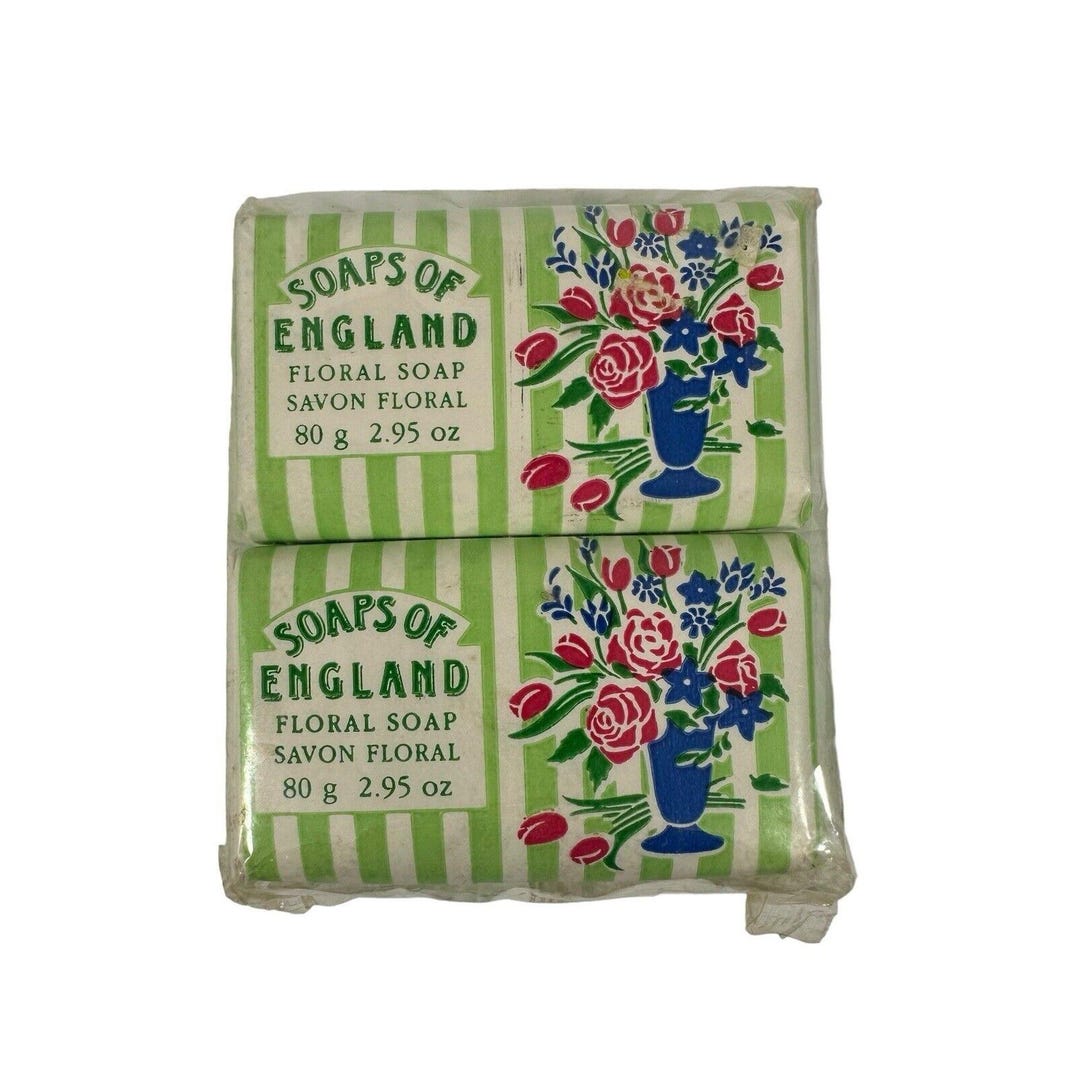 Soaps of England Bar Soap Savon Floral Retro Vintage NOS Sealed ...