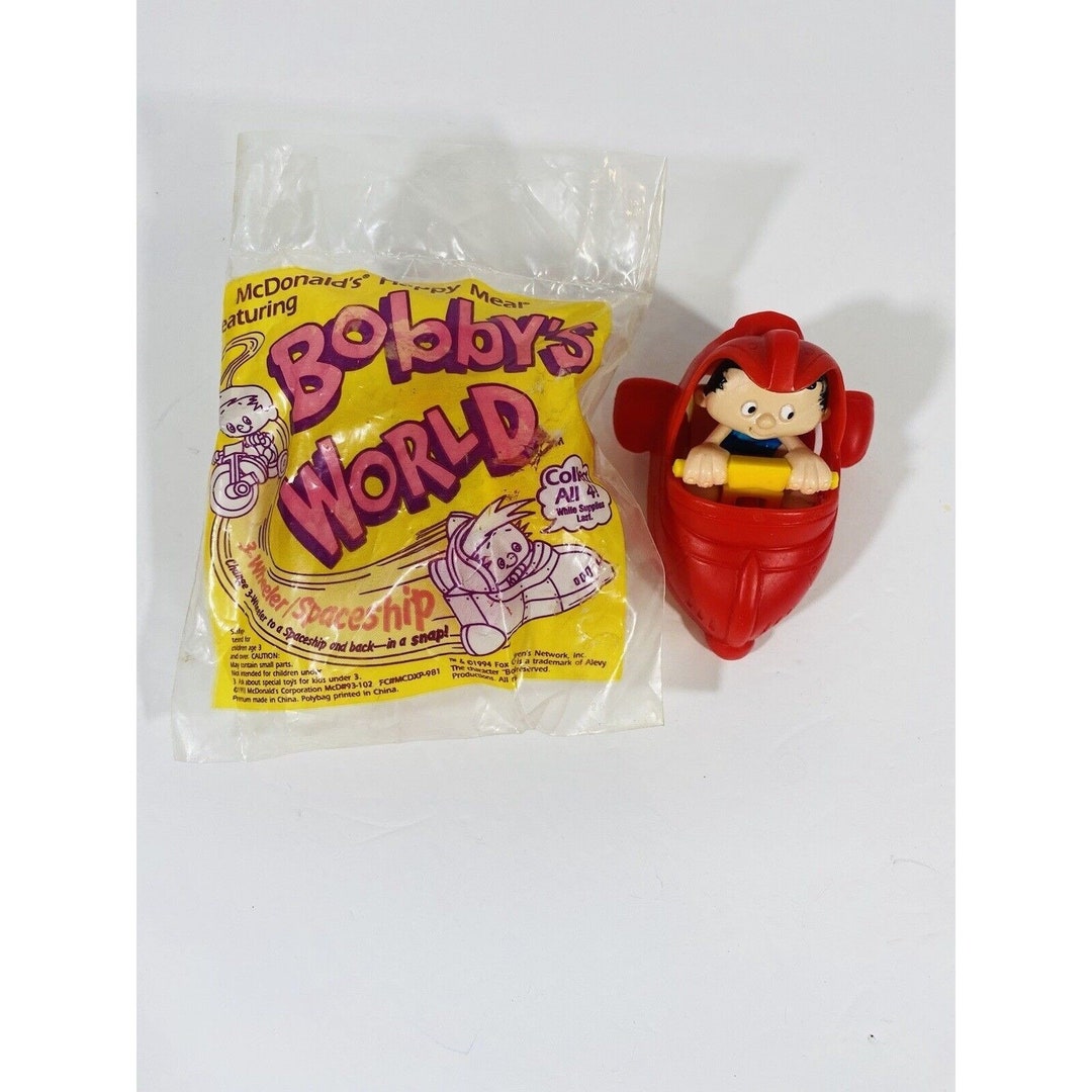 Bobby’s World Mcdonald’s Kids Happy Meal Toys Lot of 2 Imagination Red ...