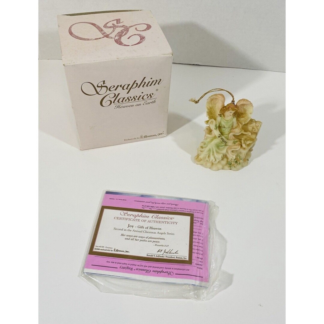 Seraphim Classics Roman Angel Joy Gift of Heaven 1998 Christmas ...