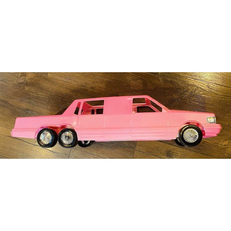 Barbie Doll Size Vintage Hot Pink Stretch Limousine Limo Car Hot Tub 32 ...
