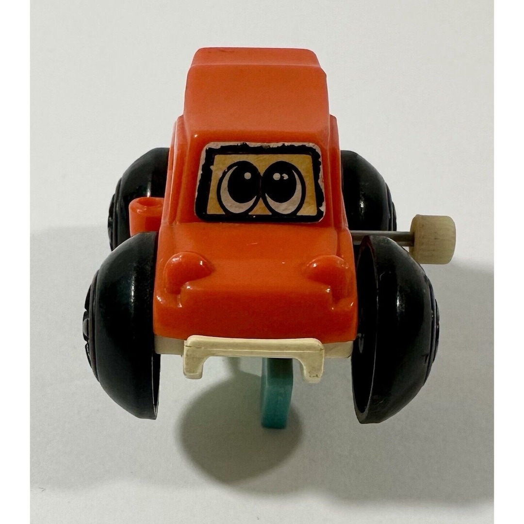 Tomy Wind up Flip Over Car 1978 Collectible Vintage Toy Orange READ - Etsy