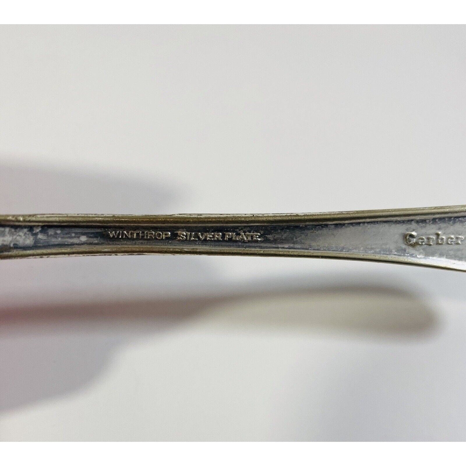 Vintage Gerber Baby Food Spoon Winthrop Silver Plate Long Child Size ...