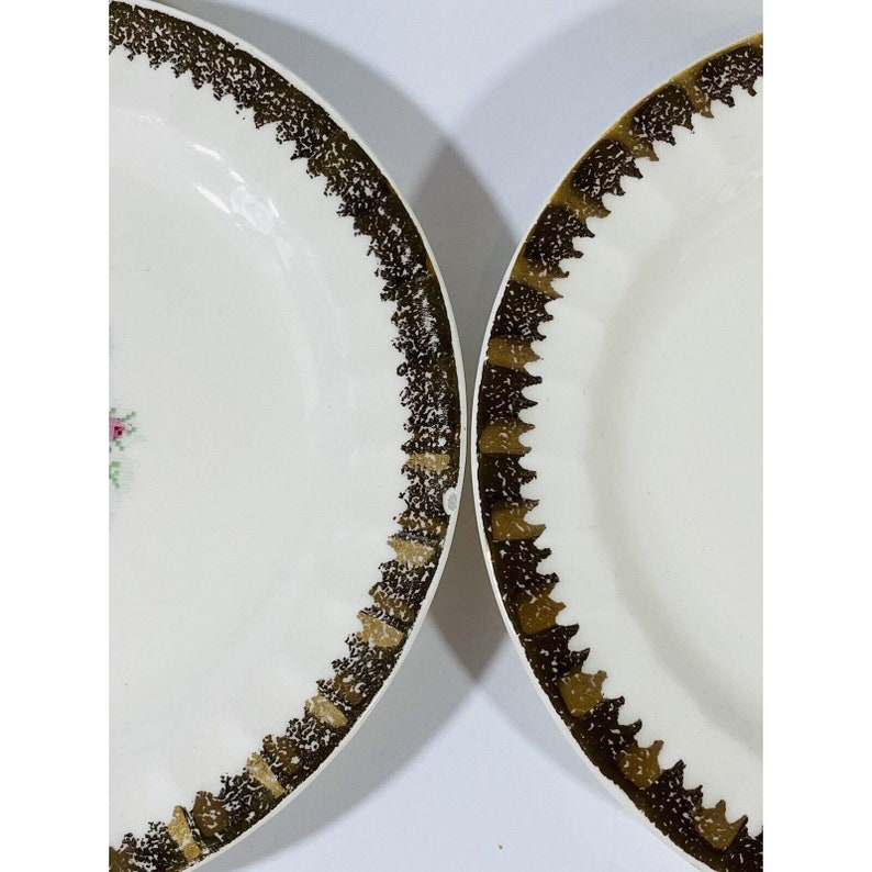 Cronin China Co Bread & Butter Plates Set of 6 Floral Pattern COI162 ...