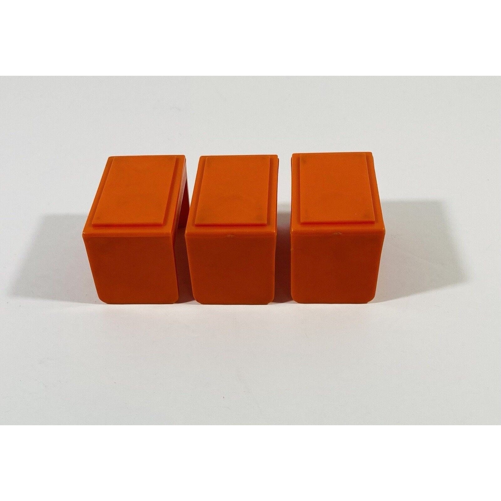 Vintage Playskool Square People Toys 1970s Plastic Orange Bench Couch ...