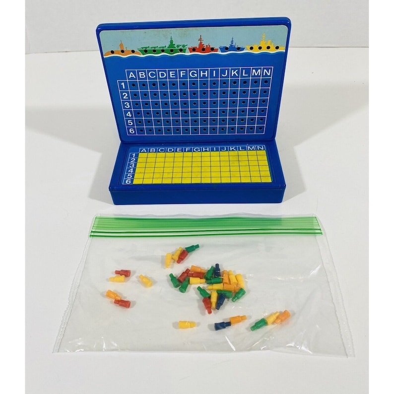 Vintage Treasure Chest Battleship Game Toy Strategy Replacement Parts ...